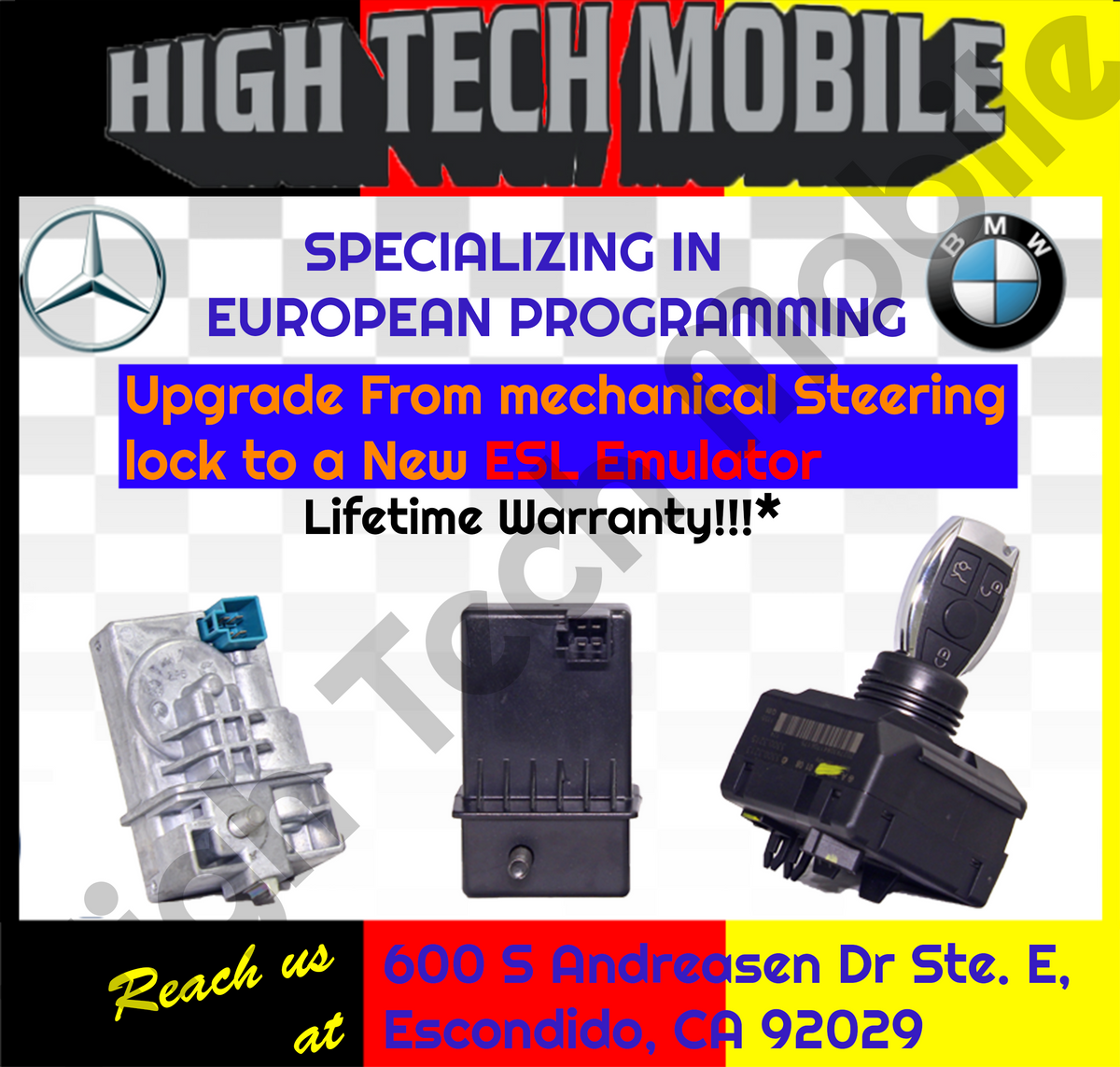 Mercedes Electronic Steering Lock Bypass ESL EVL Emulator Plug and Pla ...